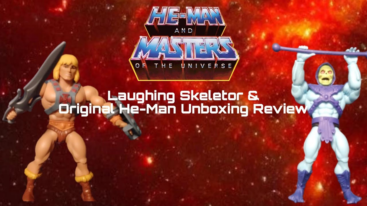 Laughing Skeletor and Original He-Man Unboxing and Review | DDTR - YouTube