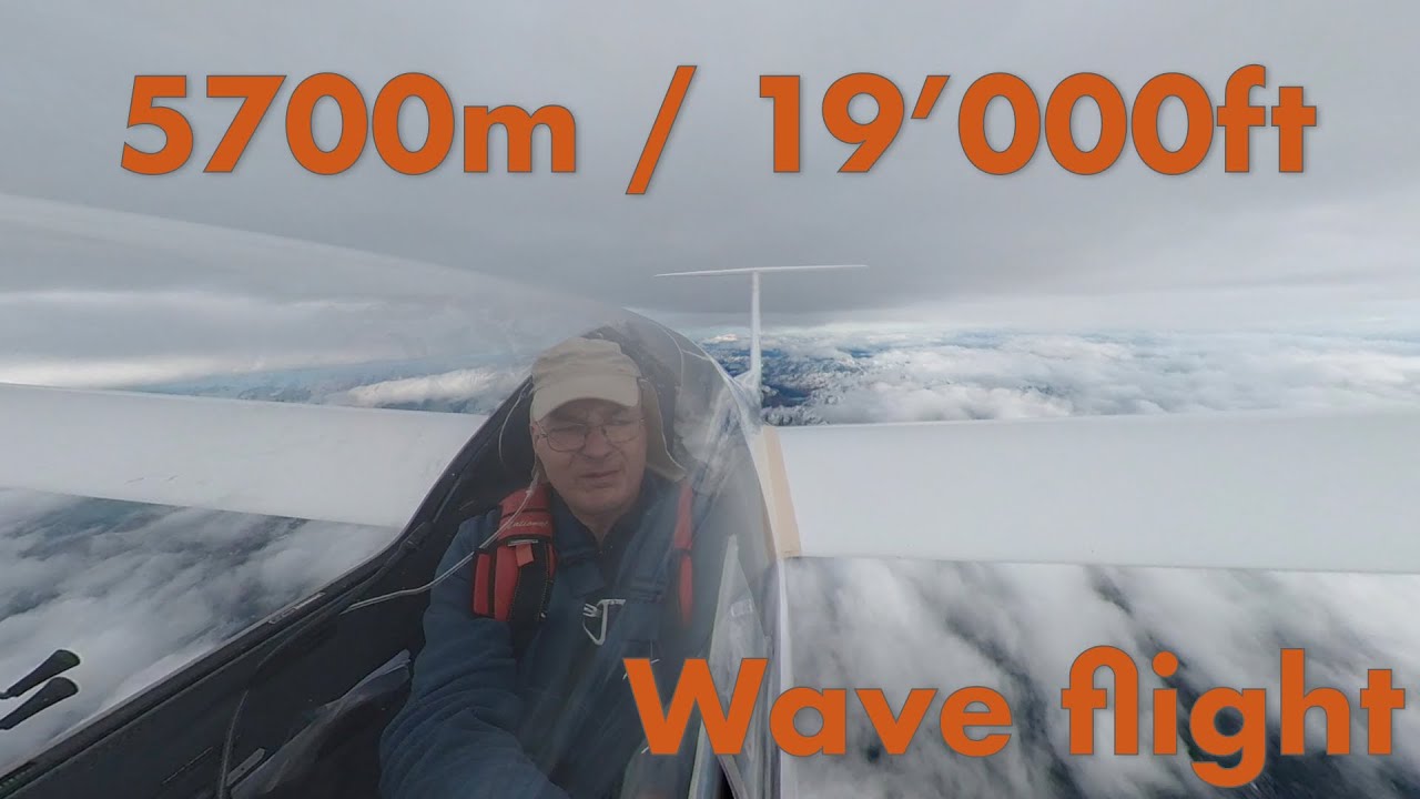 Wave flight over the Swiss alps (up to 5700m/19'000ft) - YouTube
