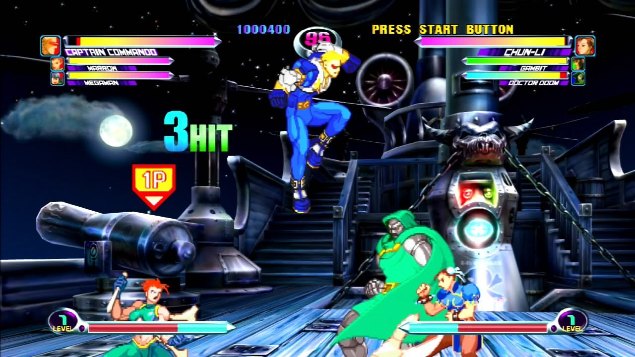 Marvel vs. Capcom 2 HD [CAPTAIN COMMANDO - MARROW - MEGA MAN] (PS3/X360 ...