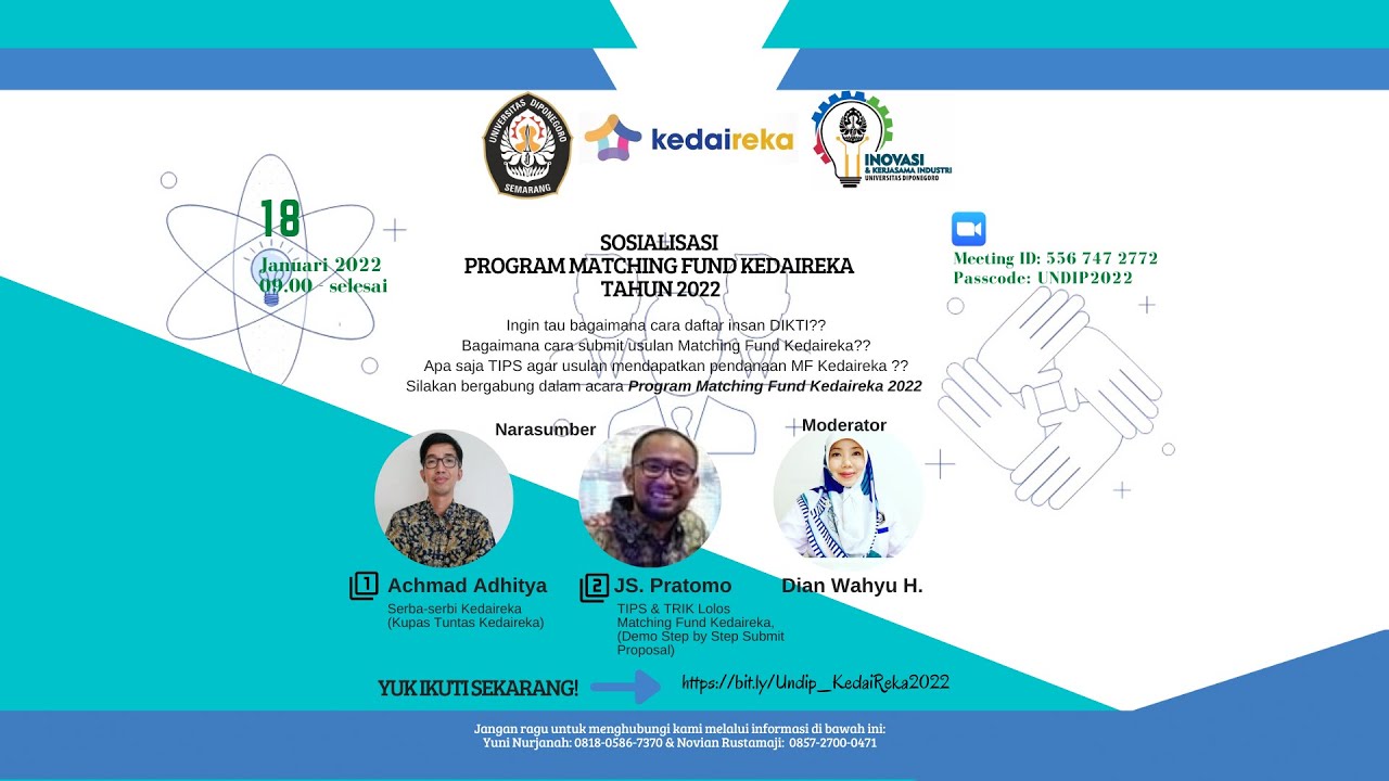 Sosialisasi Program Matching Fund Kedaireka 2022 - YouTube