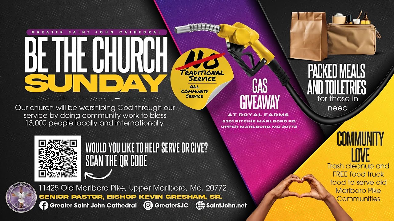 Greater Saint John Cathedral's "Be the Church Sunday" Highlights - YouTube