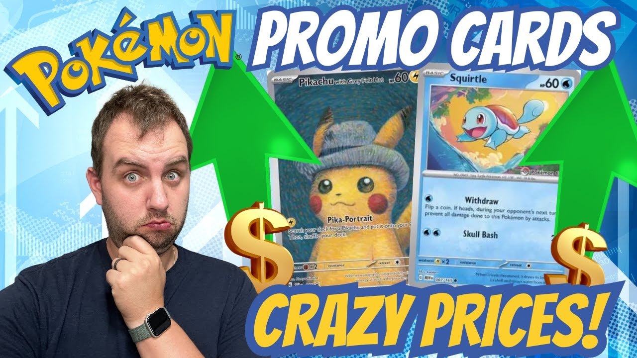 Pokemon Center Promo Cards Are CRAZY | Van Gogh Pikachu With Grey Felt ...