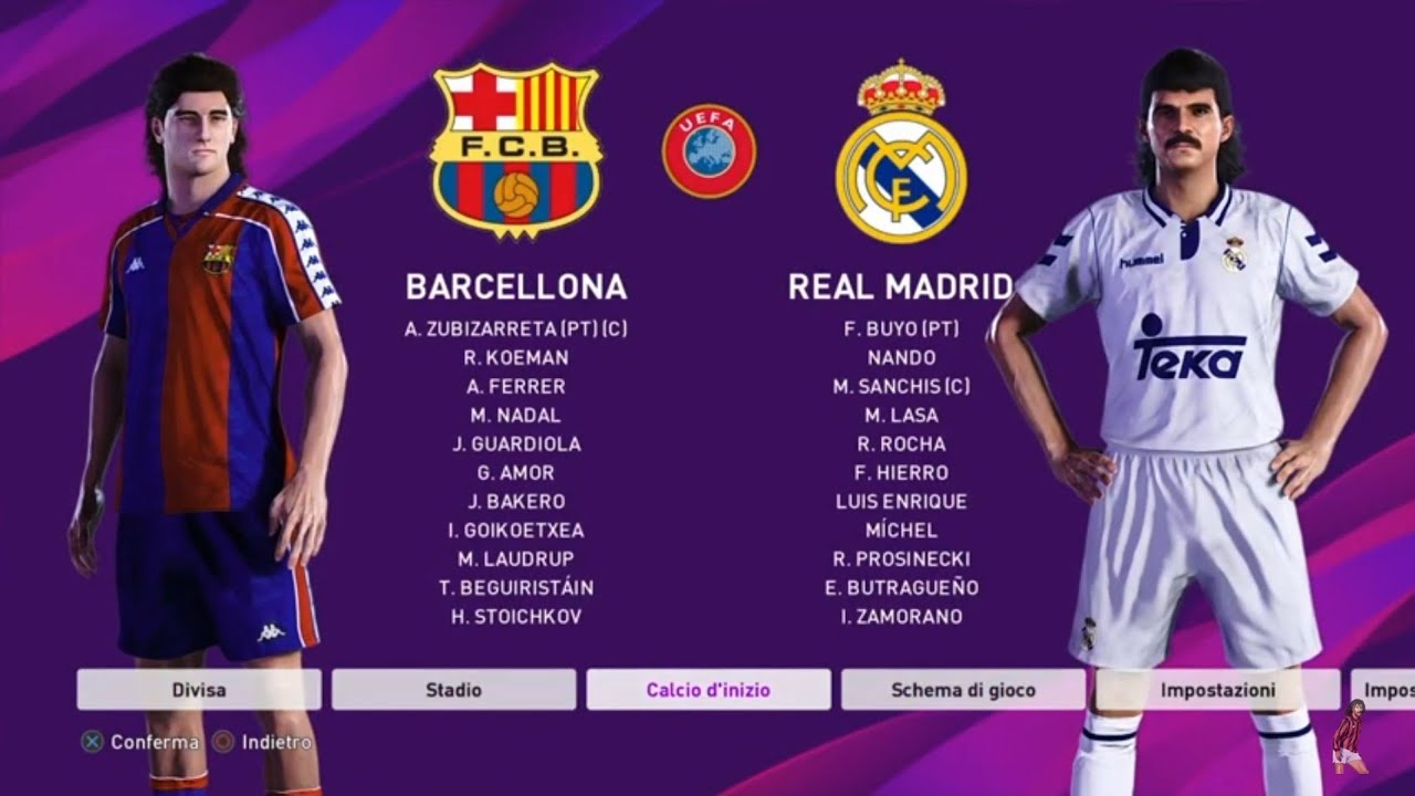 eFootball PES 2020 - COPPE EUROPEE 1992-93 by THE DEX- BARCELLONA-REAL ...