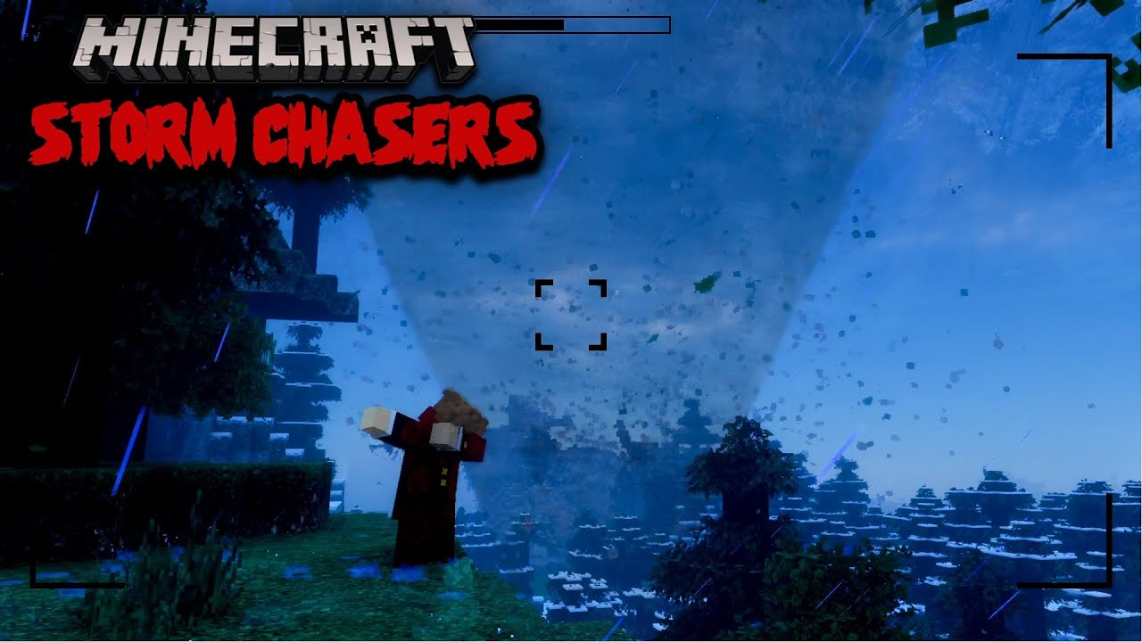 How I Survived The SCARIEST Storms In Minecraft - YouTube