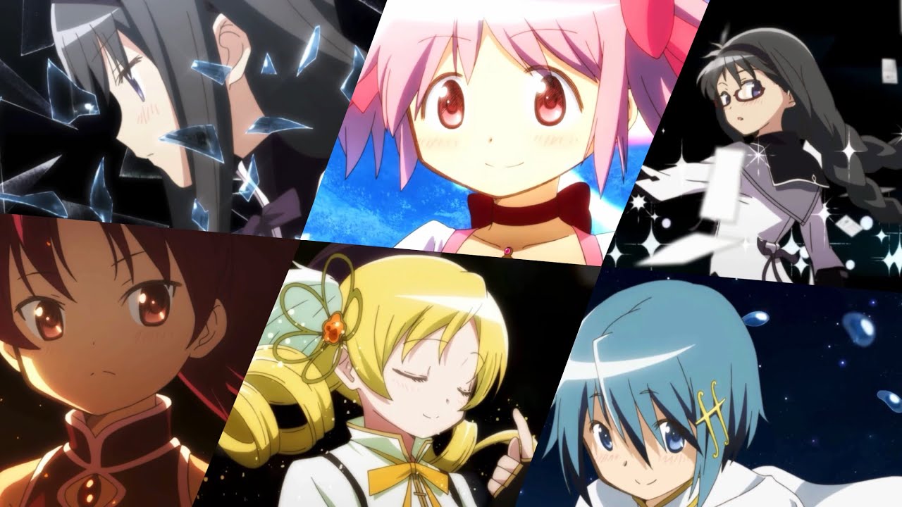 Puella Magi Holy Quintet Transformations【Puella Magi Madoka Magica ...
