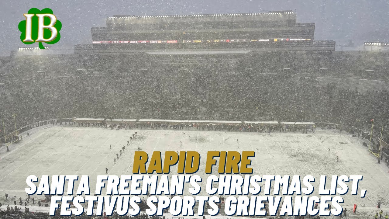 Festivus Rapid Fire: Santa Freeman's Notre Dame Christmas List, Airing ...