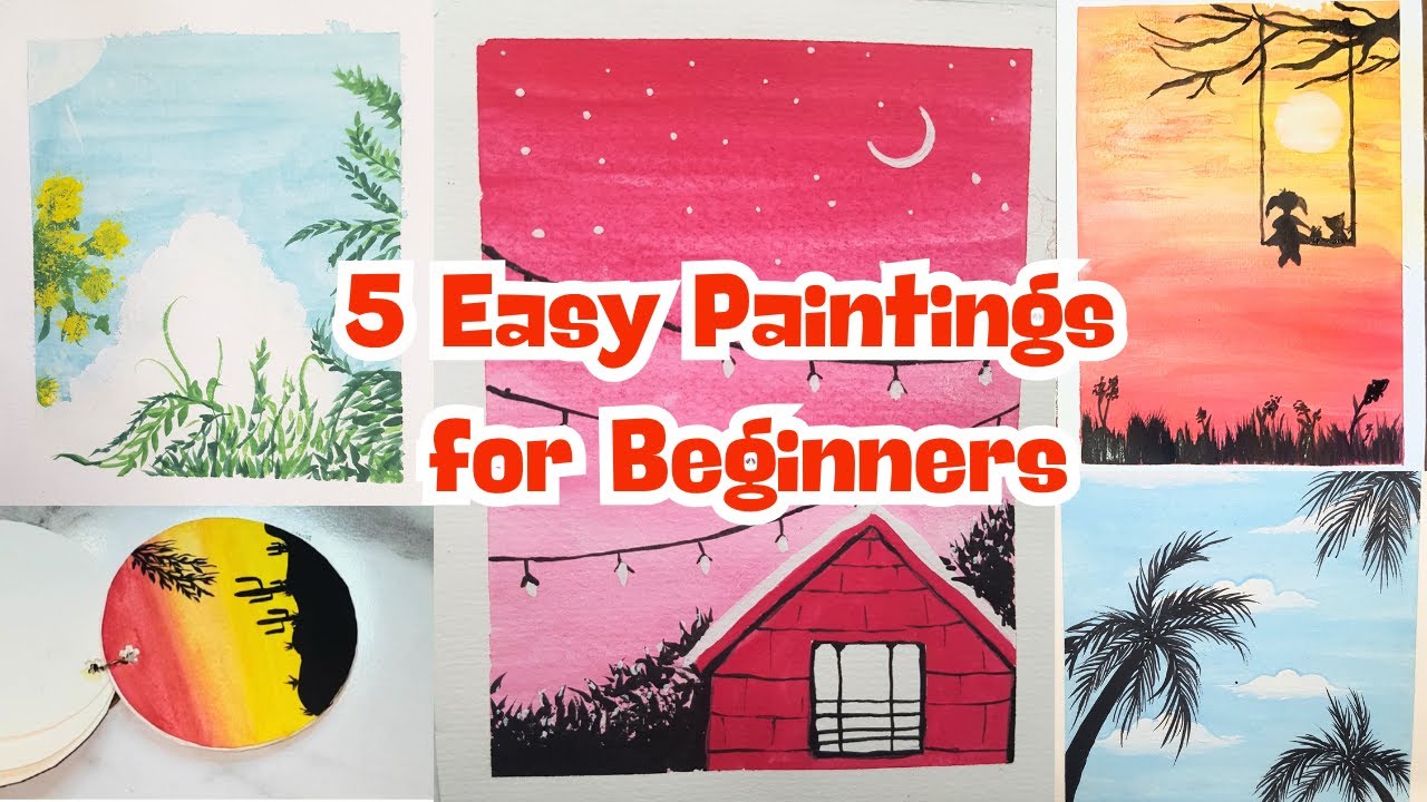5 Art Secrets & Hacks || Easy Drawing for Beginners || Painting ...