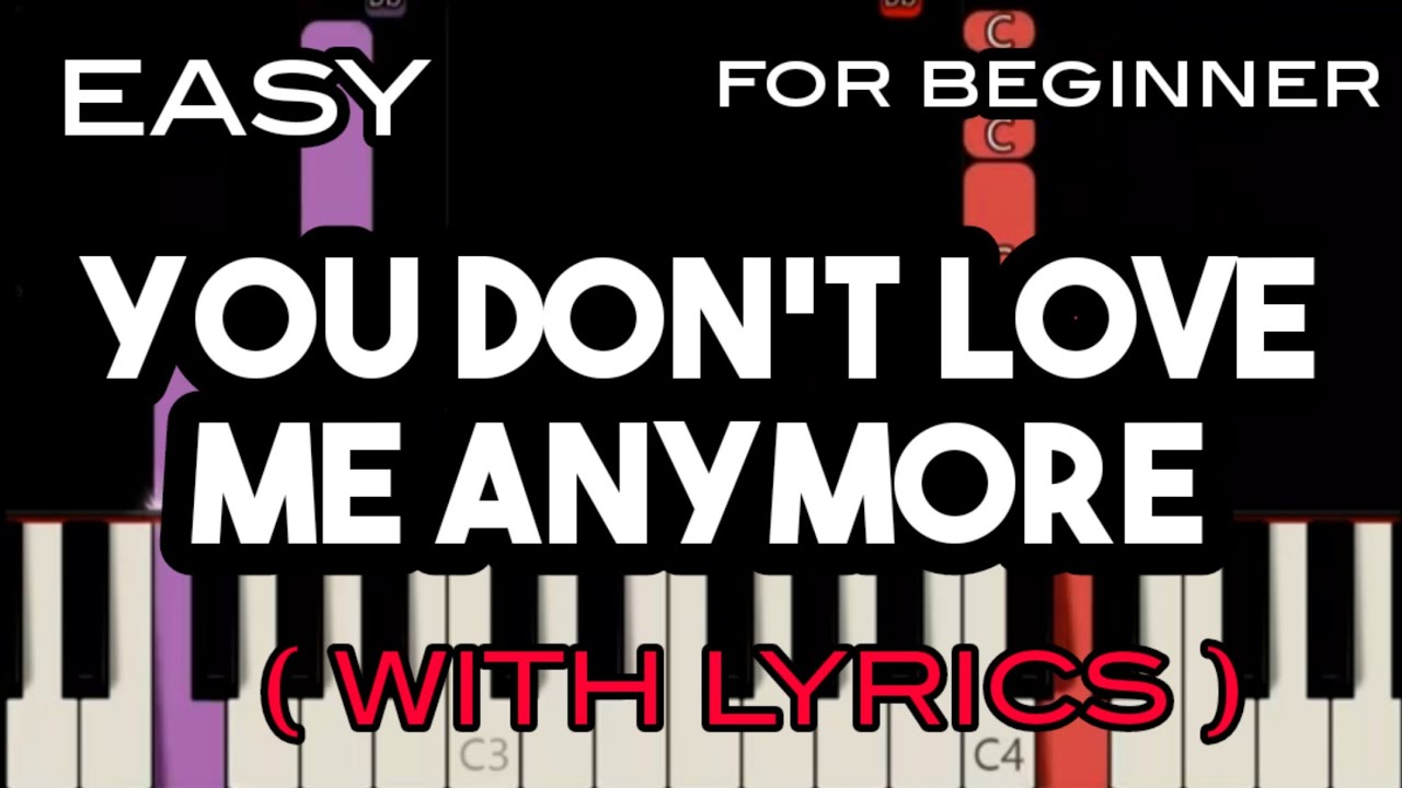 YOU DON'T LOVE ME ANYMORE ( LYRICS ) - WEIRD AL YANKOVIC | SLOW & EASY PIANO - YouTube
