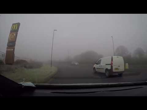 Driving in Heavy Fog in Derby | Use of Fog Lights and Following ...