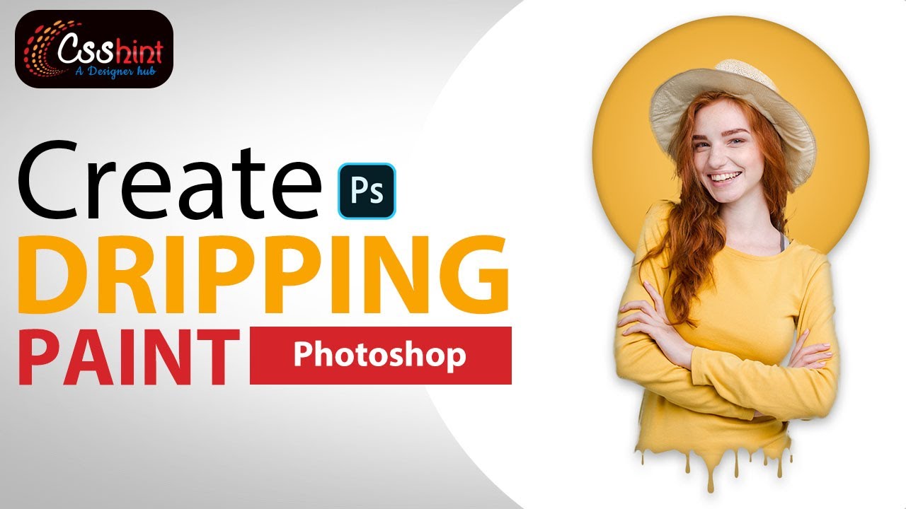 Creative Dripping Effect Photoshop Tutorial | Paint Dripping Photoshop ...