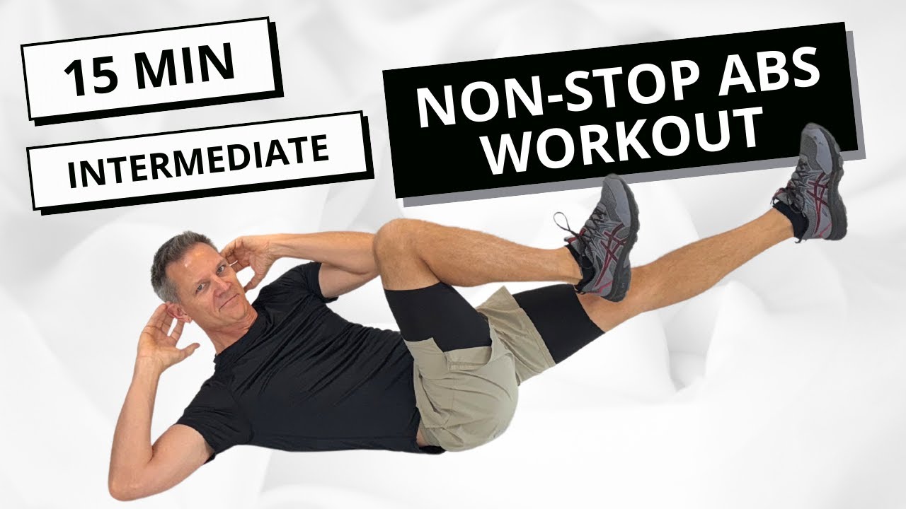 15 Minute Intermediate Abs Workout - YouTube