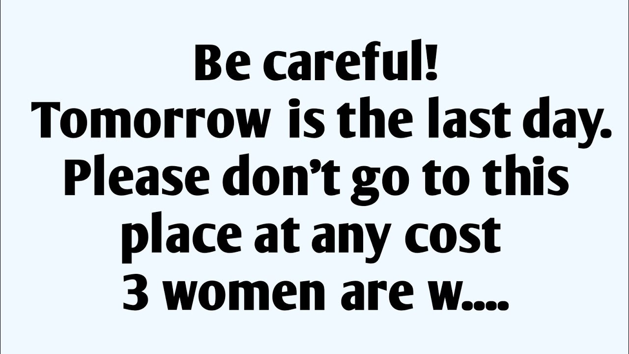 Today god message || Be careful! Tomorrow is the last day. Please don't ...