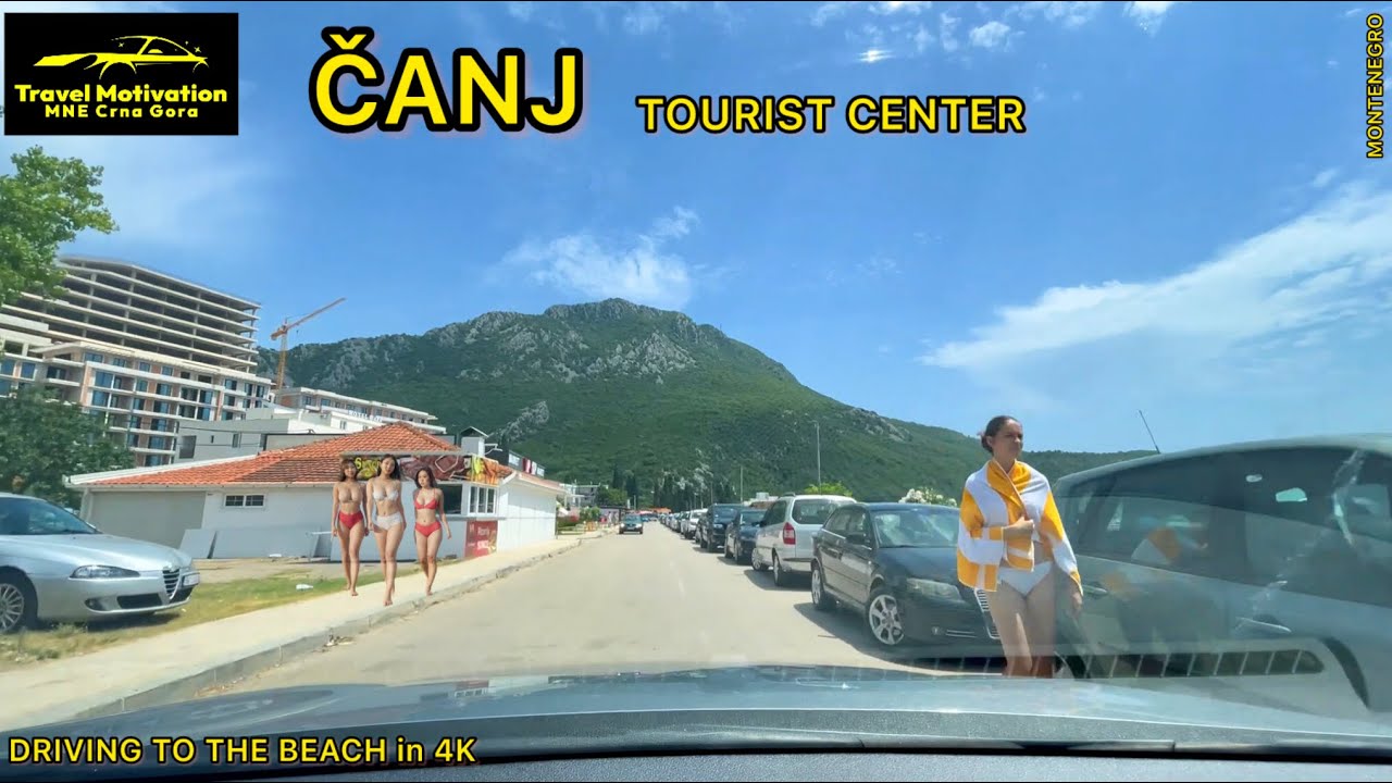 ČANJ u Julu 2024, Vožnja do Plaže - ČANJ Town [Driving to the Beach in ...