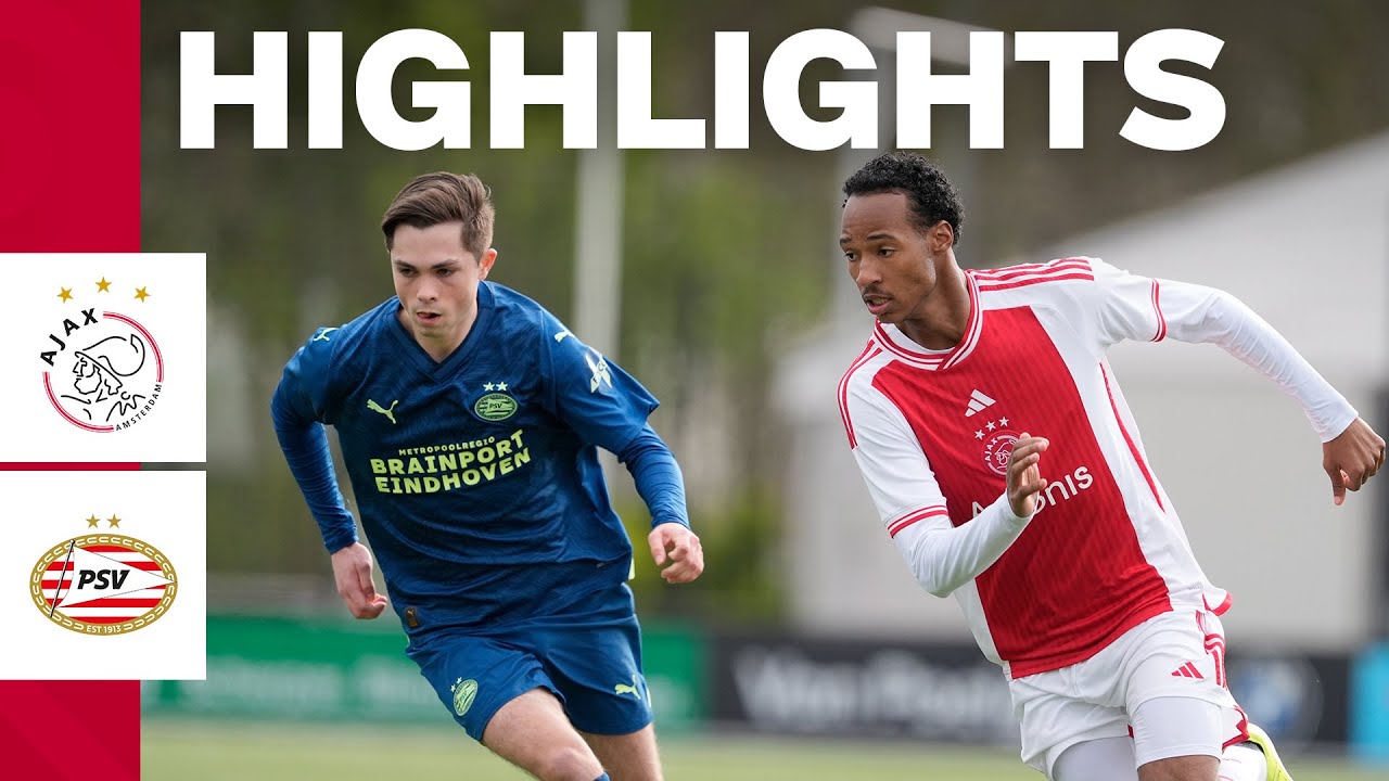 Great goal by Lucas Jetten 🔮 | Highlights Ajax O18 - PSV O18 - YouTube