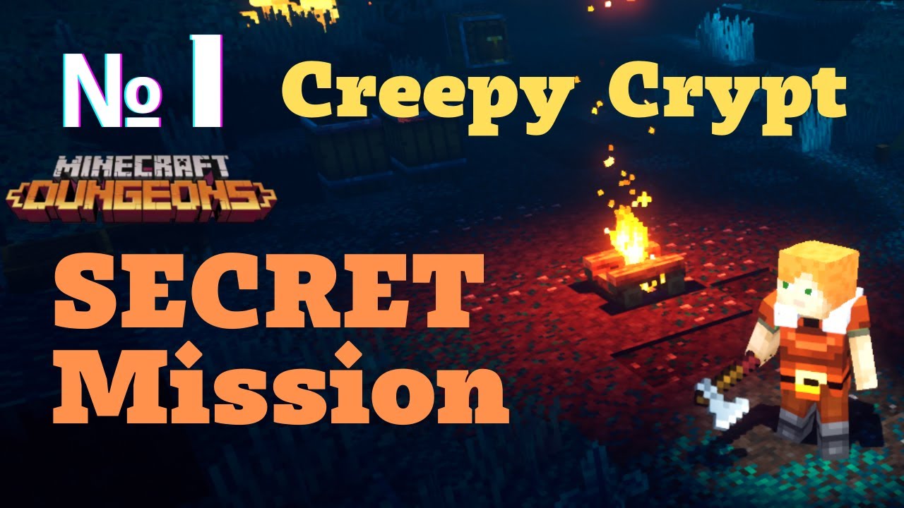 Creepy Crypt - Creeper Woods Secret Mission | Minecraft - YouTube
