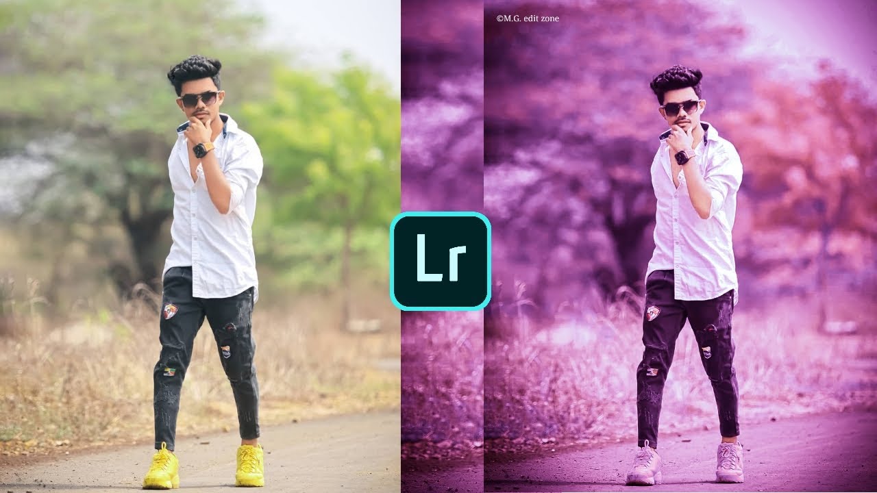 Lightroom photo editing || PINK color correction with easy steps ...