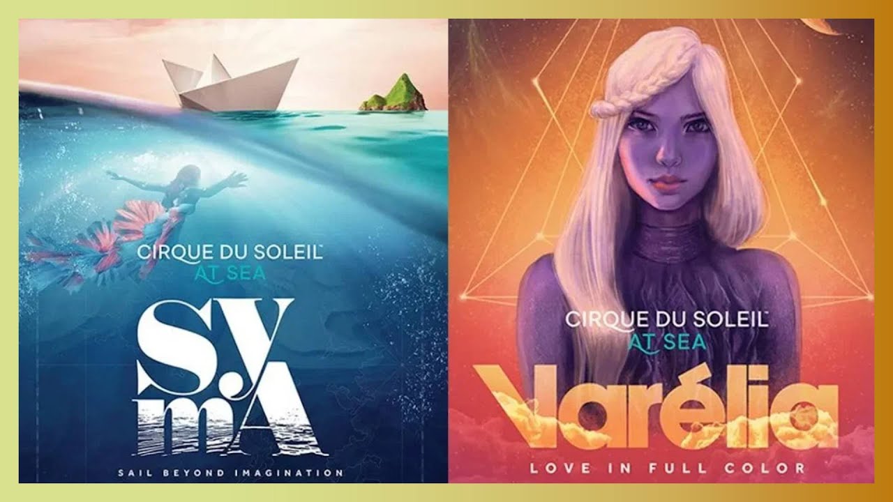 Beauty and Wonder Await...🌊 Cirque du Soleil at Sea NEW Shows: VARÉLIA ...