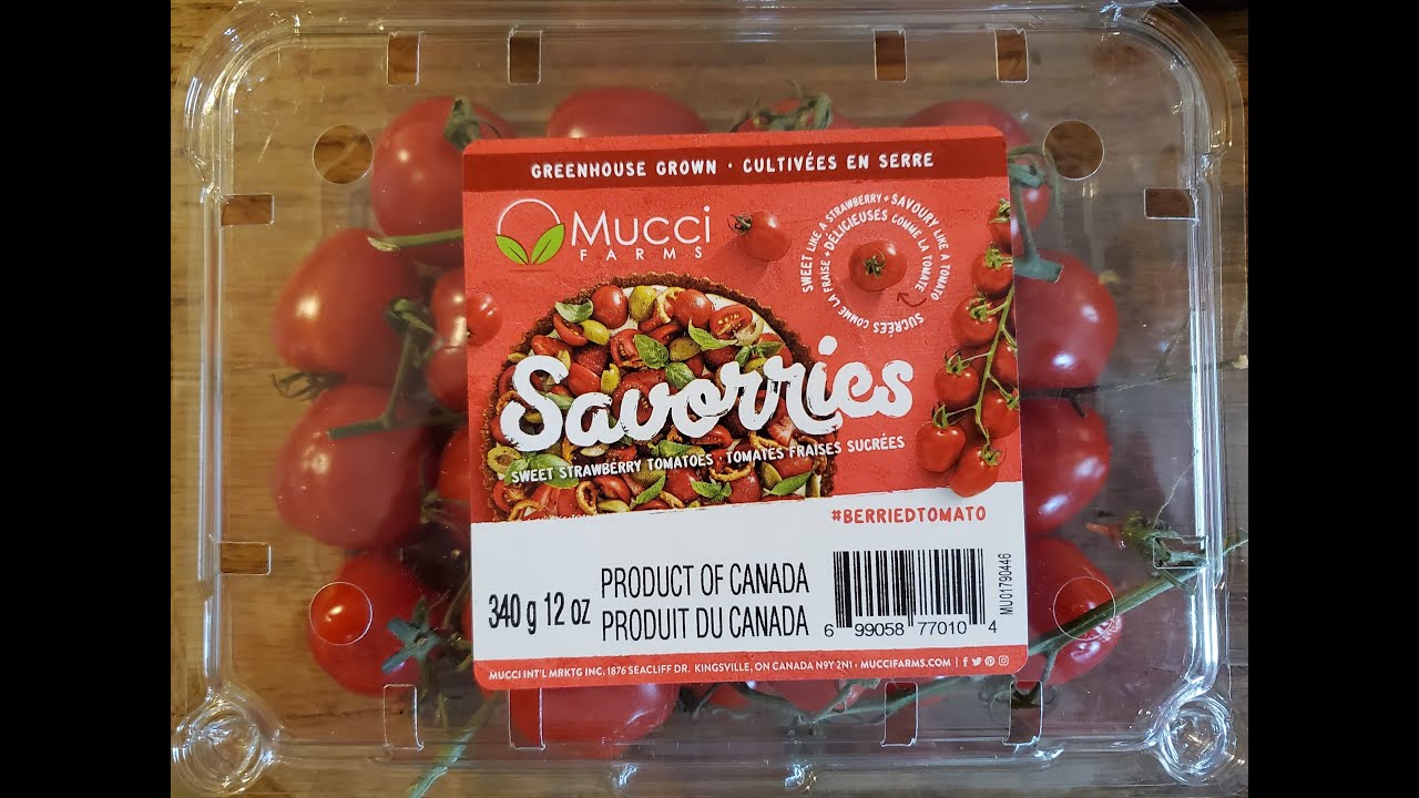Mucci Farms Greenhouse Grown Sweeties Strawberry Tomatoes Review - YouTube