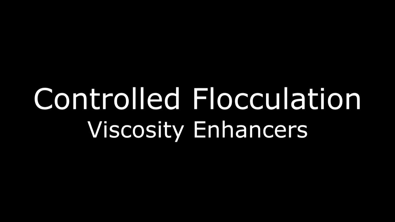 Controlled Flocculation - Viscosity Enhancers - YouTube