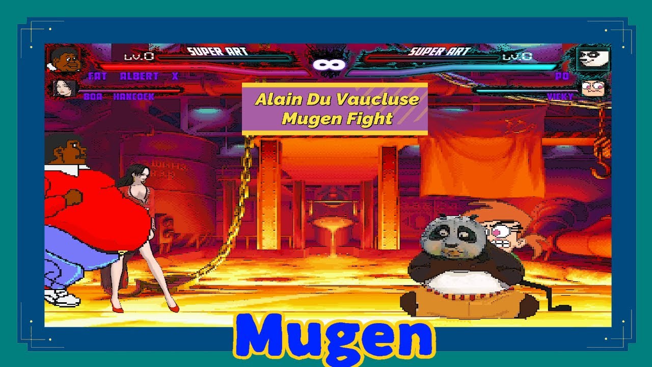 Mugen : Fat Albert X & Boa Hancock Vs Po & Vicky (Request) - YouTube