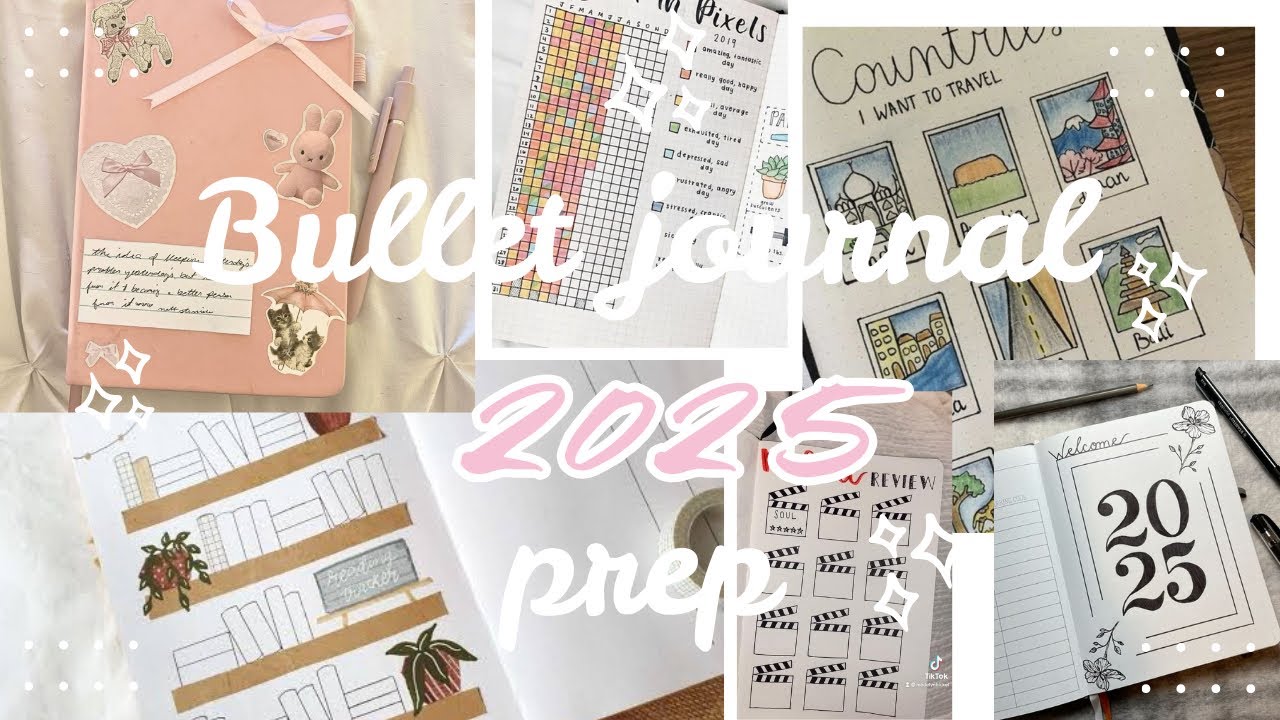 2025 bullet journal setup and prep #diy #journal #2025 #bulletjournal # ...