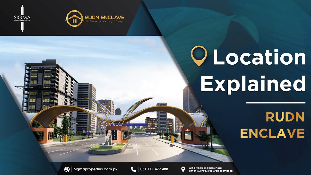 Site View of Rudn Enclave | Sigma Properties Islamabad - YouTube