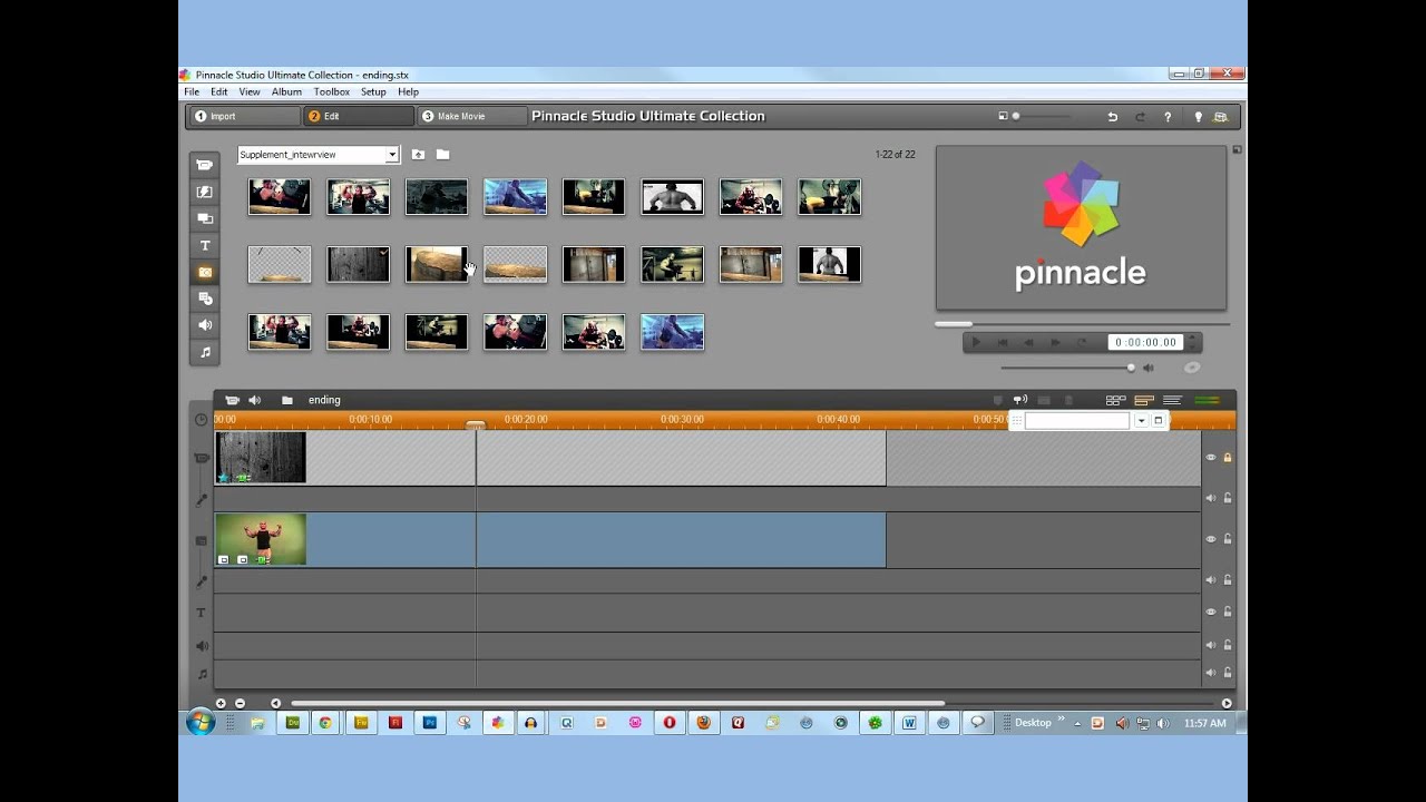 Pinnacle importing video, pictures and audio - YouTube