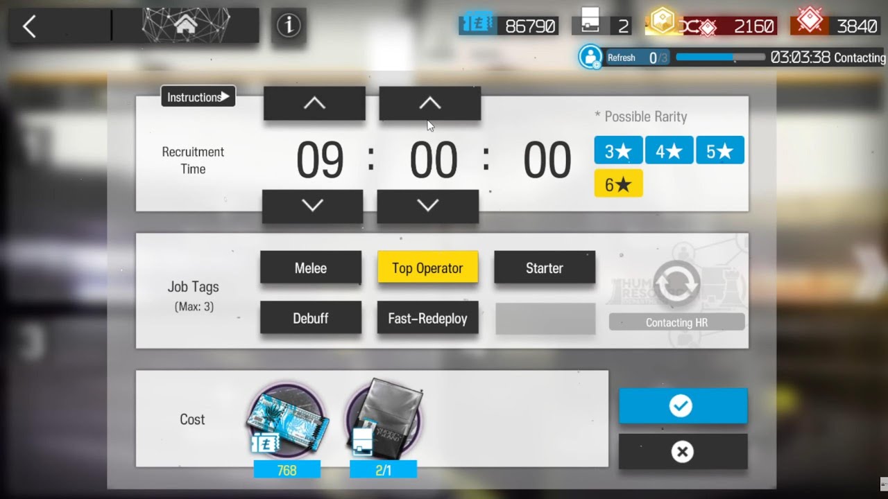 Arknights Top Operator Tag Recruitment - YouTube