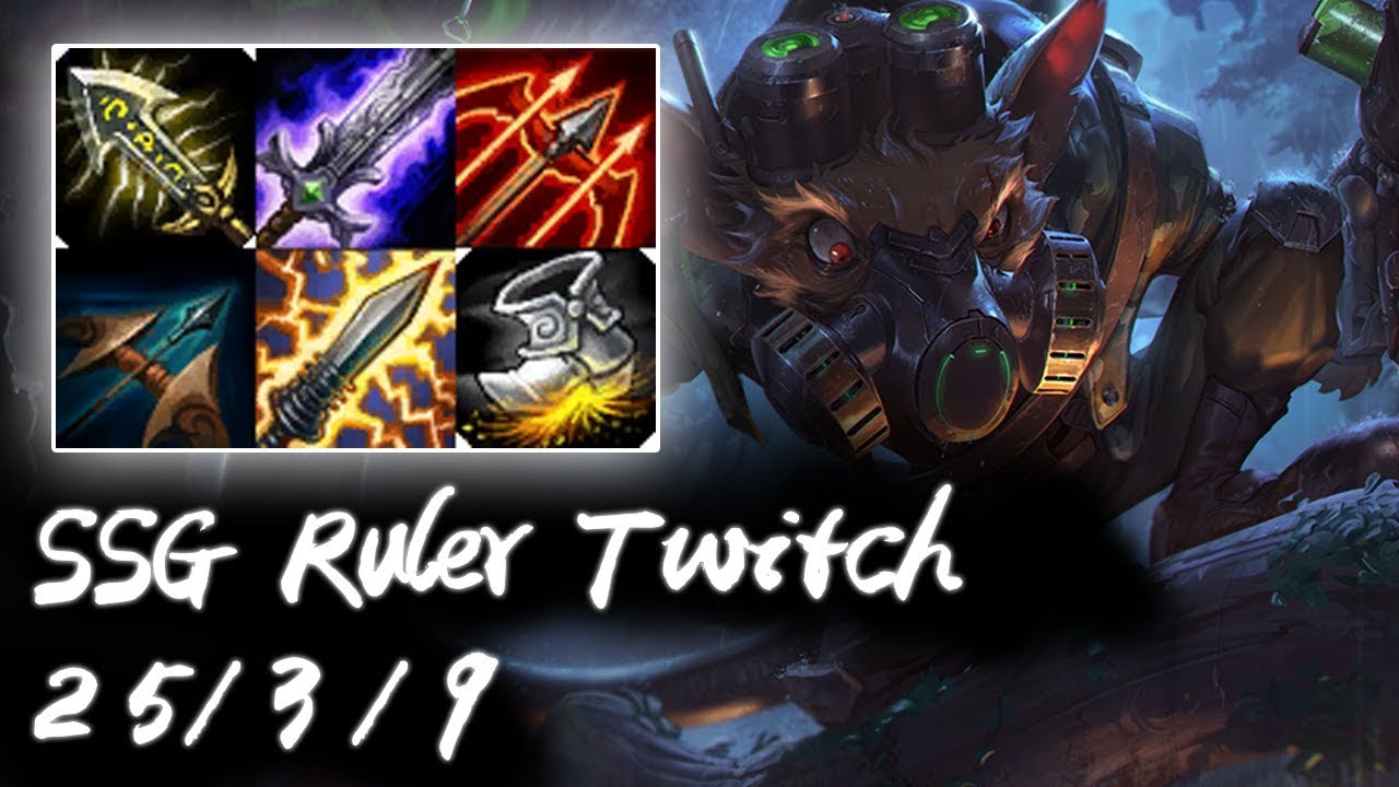 SSG Ruler Challenger Twitch Bot vs Vayne | Korea High Elo Replays - YouTube