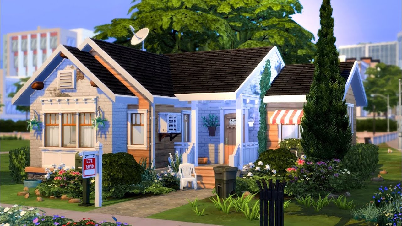 For Rent - Starter Home | The Sims 4 Speed Build: Building Newcrest ...