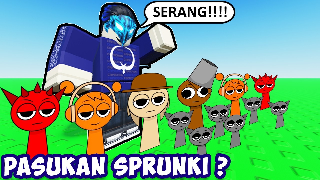 AKU BUAT PASUKAN SPRUNKI DI ROBLOX ? | Roblox Sprunki Tower Defense ...