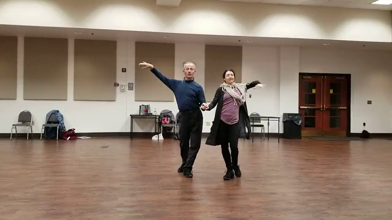 Foxtrot routine from 6 weeks session / Rumba 5th position break & open ...