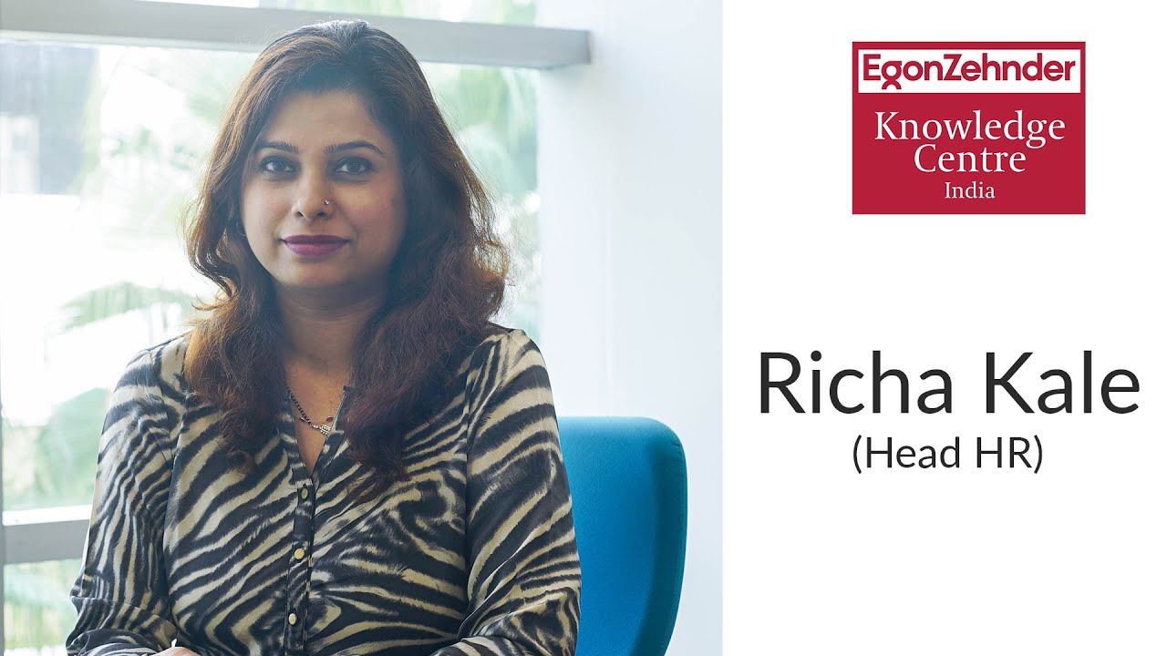 Egon Zehnder Knowledge Center - Richa Kale (Head HR) | Showcase ...