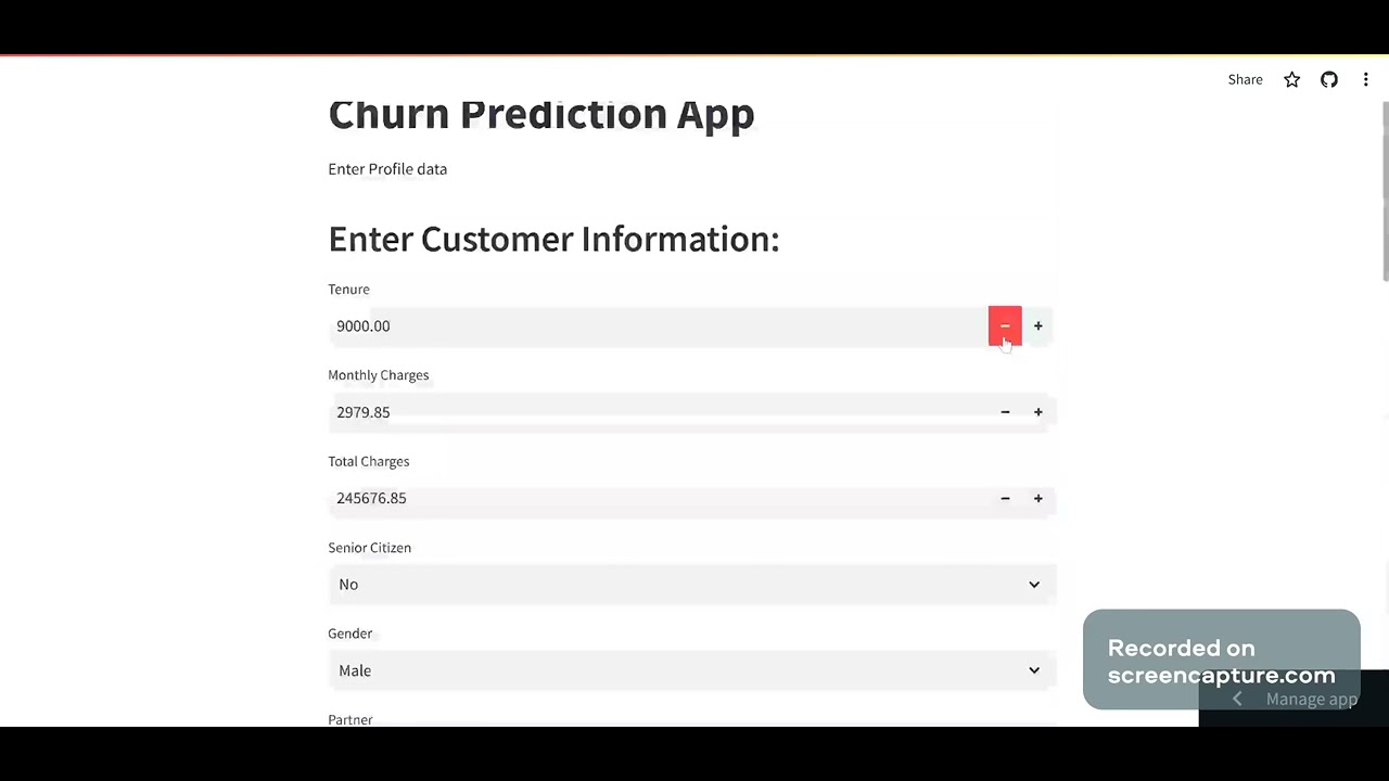 Demonstration of Customer Churn Prediction deployment - YouTube