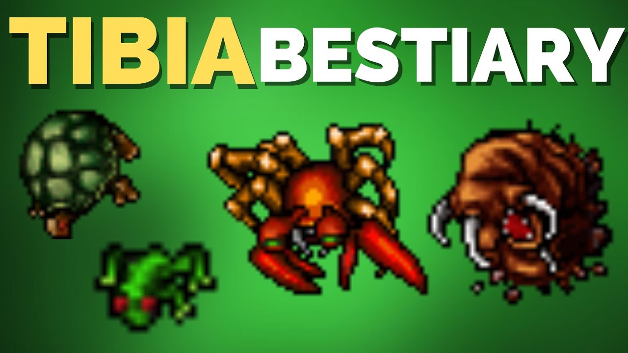 TIBIA BESTIARY Blood Crab, Tortoise, Carrion worm, Green Frog - Port ...