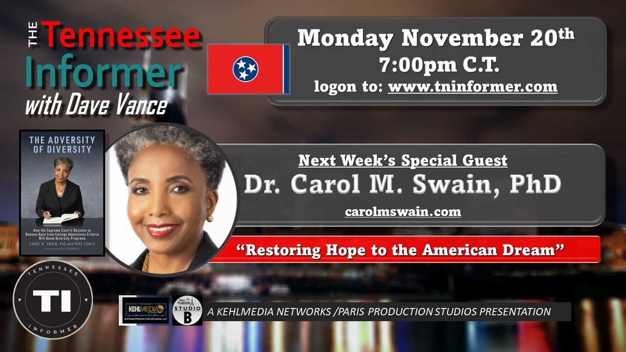 🎙️"Hope Revived: Dr. Carol M. Swain Unveils Keys to the American Dream ...