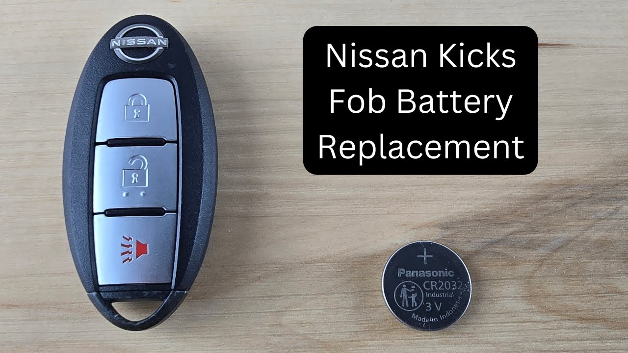How To Replace or Change Nissan Kicks Remote Key Fob Battery 2018 ...