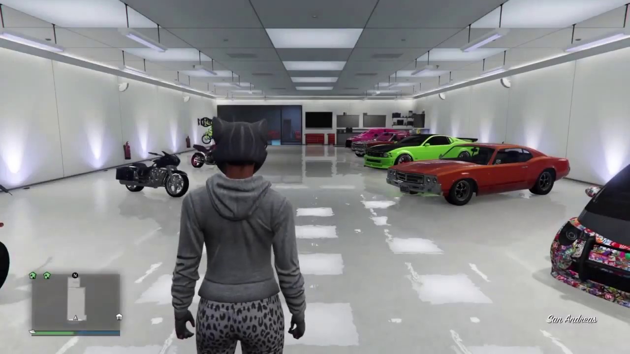 gta online dead empty garage space / 9 slot garage fix - YouTube