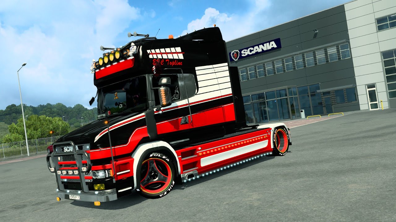 🔴 ETS 2 : VR Покатули ( ! РЕЖИМ КОНВОЙ Для ДРУГА ! ) RJL Scania T & T 4 ...