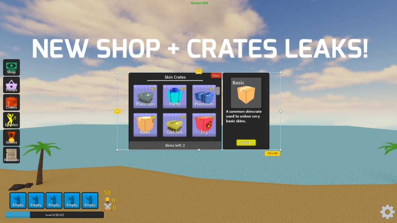 NEW SHOP LEAKS + CRATES LEAKS & MORE! | Roblox TDS Legacy - YouTube
