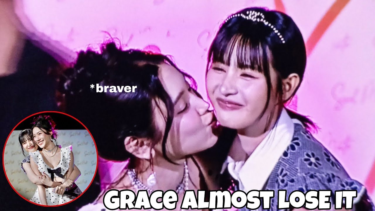 (GraceOaey) OAEY SMOOTHLY KISSED AND BACKHUGGING GRACE | Grace got blushed when Oaey flirting on ...