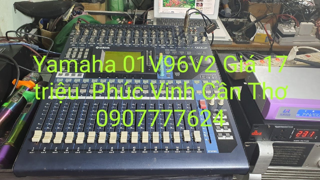 Mixer Yamaha 01V96 V2 giá 16t5 - YouTube