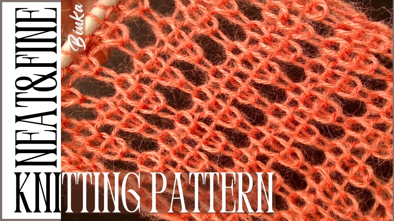 [Bulgarian] Neat delicate mesh knitting pattern. Кокетна финна стилна ...
