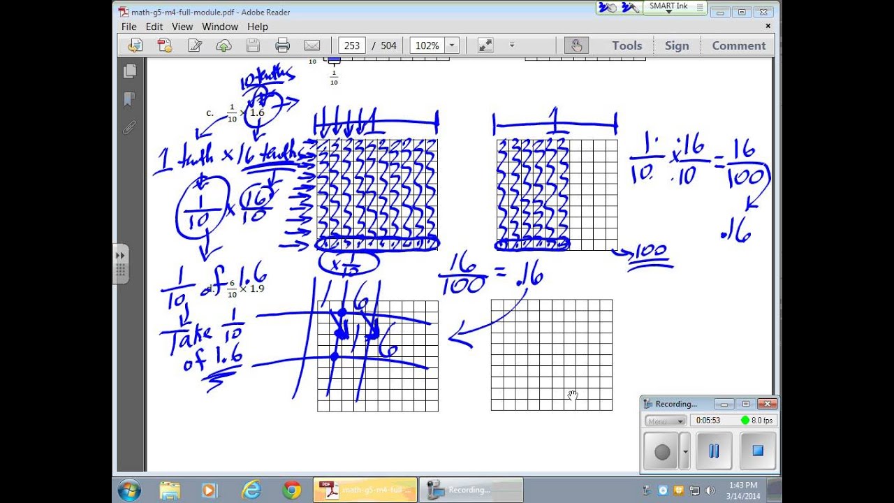 March 14 Module 4 Lesson 17 Relating Decimal and Fraction ...