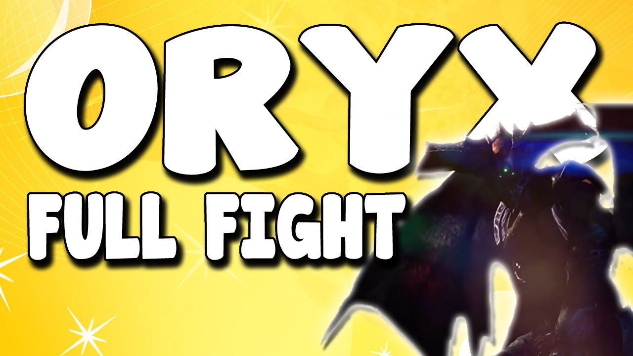 Destiny - Kings Fall Raid '' HARD MODE'' Killing Oryx Full Fight - YouTube