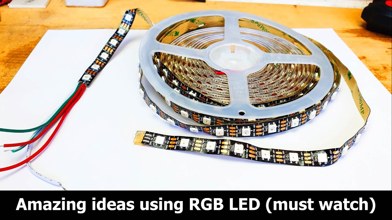 5 Amazing Ideas Using RGB LED 5 ideas made at home - YouTube