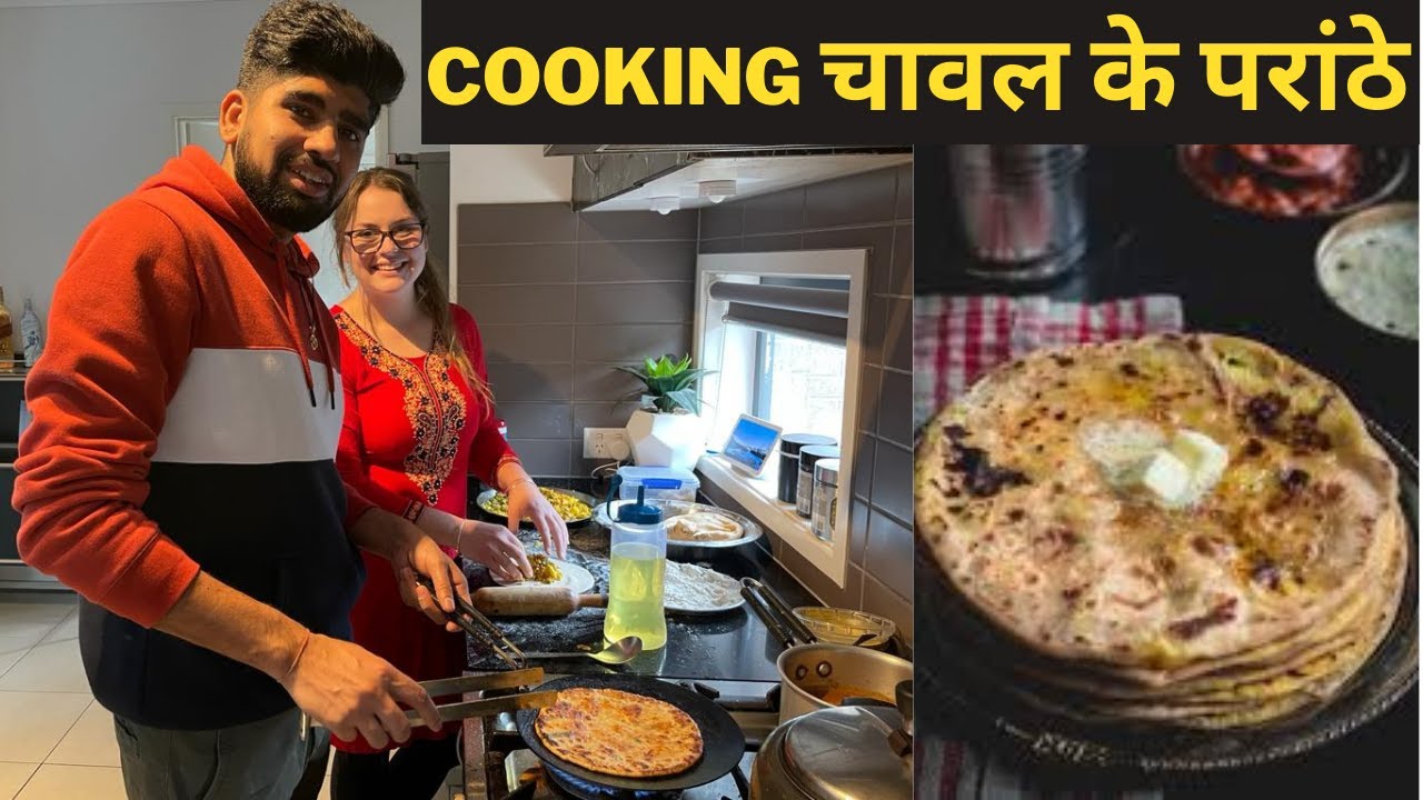 COOKING RICE PARATHA | LOVELEEN VATS & COURTNEY VATS | - YouTube