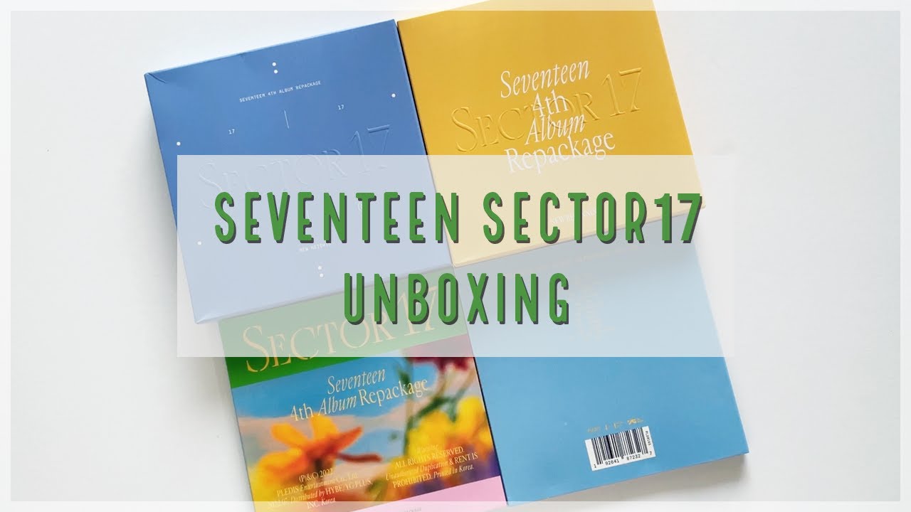 SEVENTEEN Sector17 Unboxing - YouTube