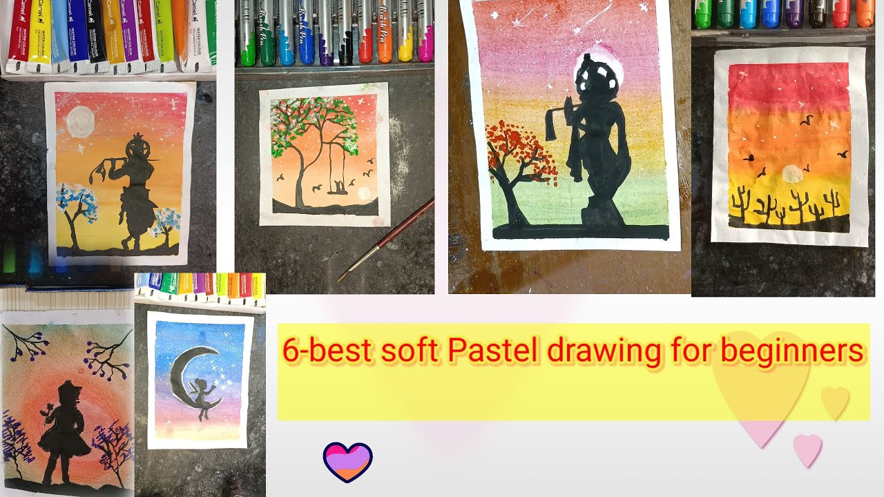 Soft Pastel drawing|| soft Pastel drawing for beginners|| soft Pastel ...