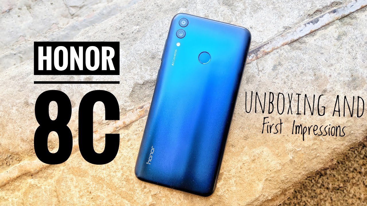 Honor 8C | Unboxing, First Impressions, Gaming & Camera - YouTube